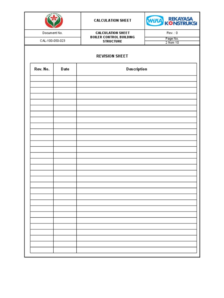Rev Sheet | PDF