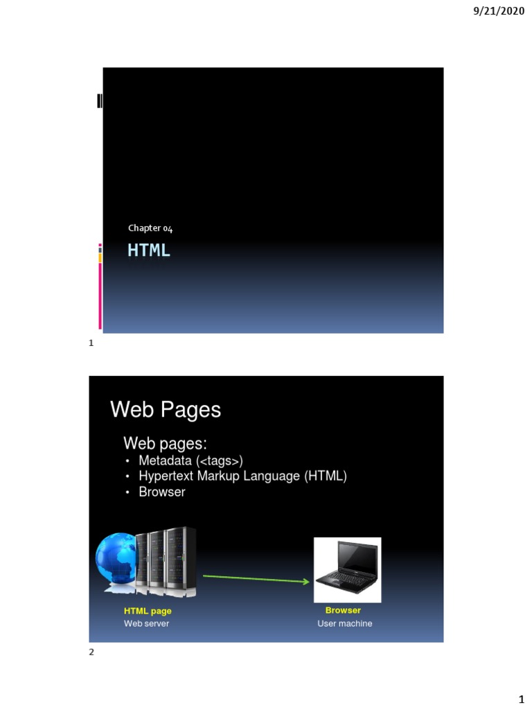 CS170 Chapter04 HTML | PDF | Html Element | Html