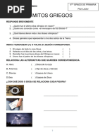 Sopa de Letras Dioses Griegos | PDF