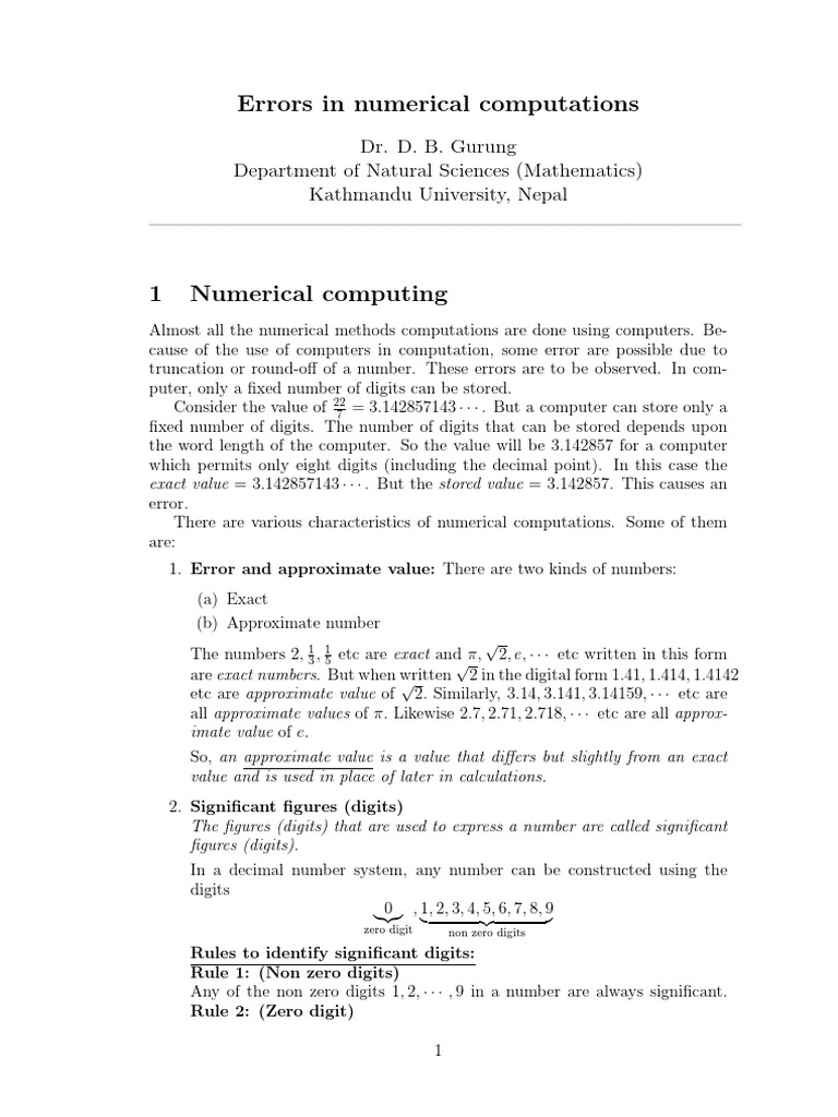 Error Dil PDF | PDF | Significant Figures | Numbers