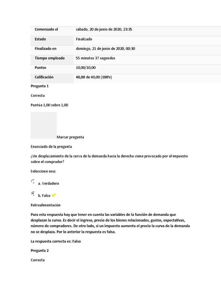 Examen Final de Microeconomía | PDF | Monopolio | Oferta (economía)