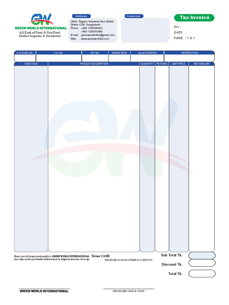Invoice A5 PDF | PDF