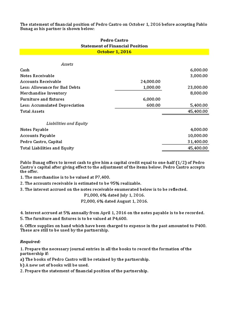 Ass1 AST | PDF | Balance Sheet | Equity (Finance)