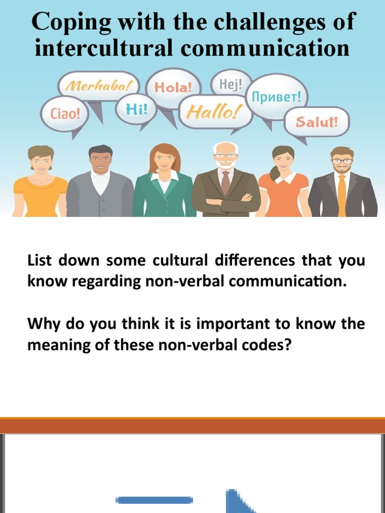 Coping With The Challenges of Intercultural Communication (Autosaved ...