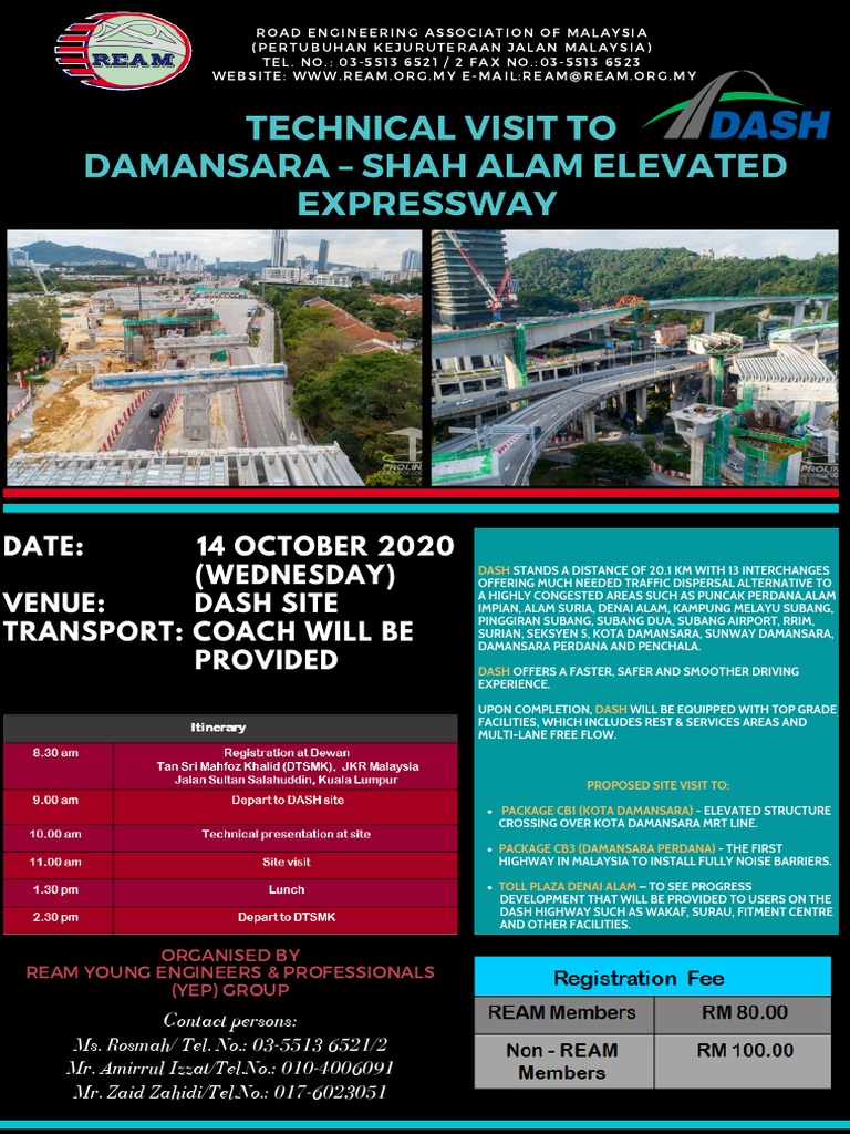 REAM YEP DASH - Poster Site Visit Final 29092020 | PDF | Road ...