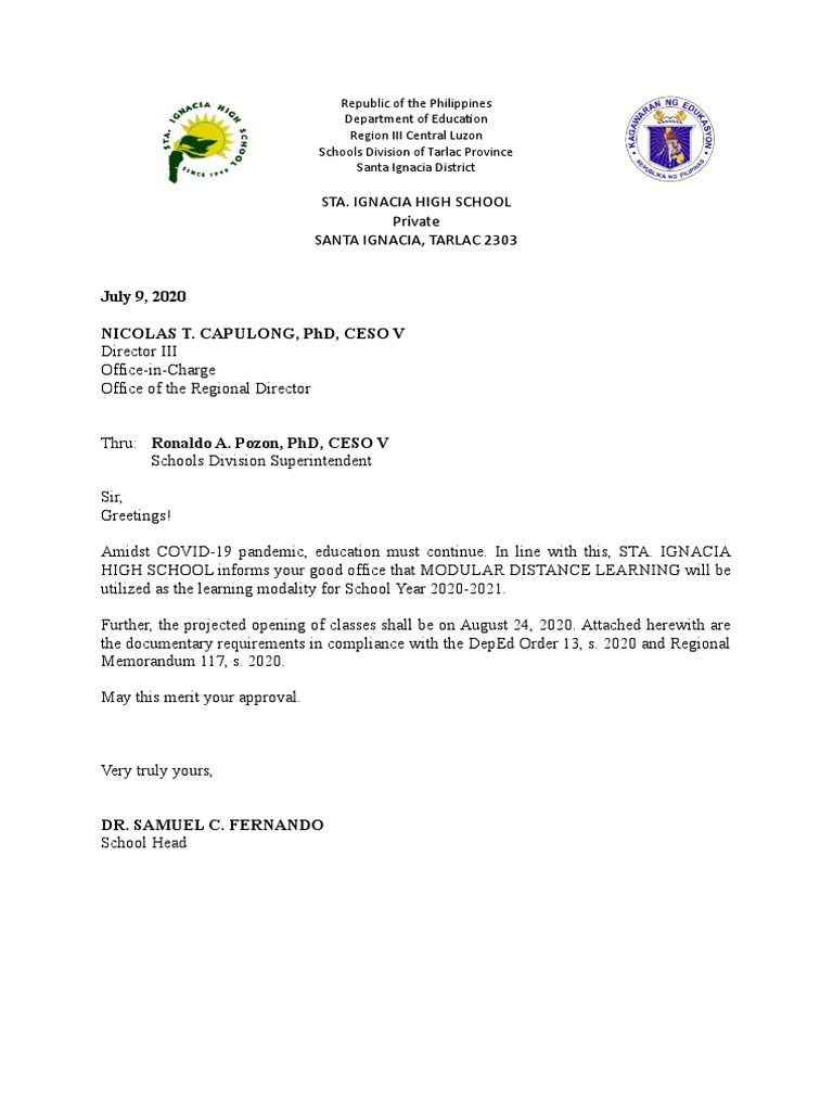 July 9, 2020 Nicolas T. Capulong, PHD, Ceso V | PDF