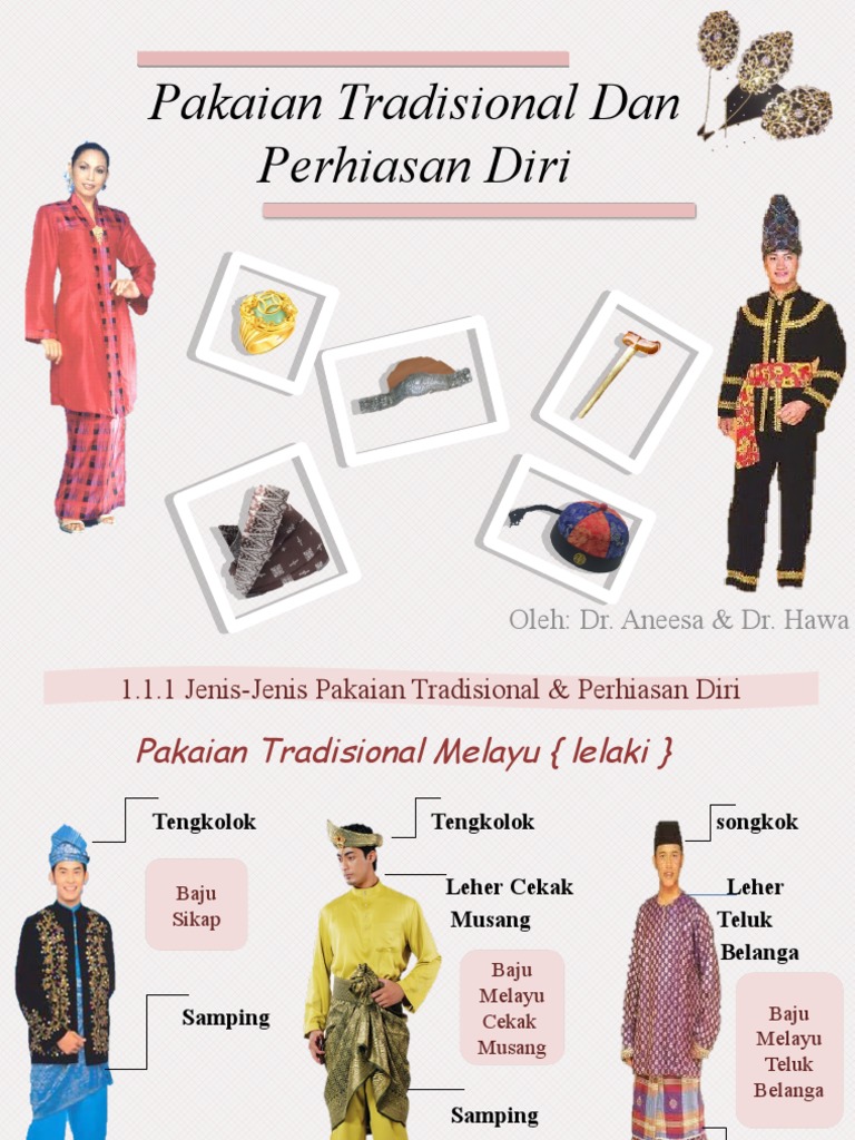 Pakaian Tradisional Dan Perhiasan Diri-2T | PDF