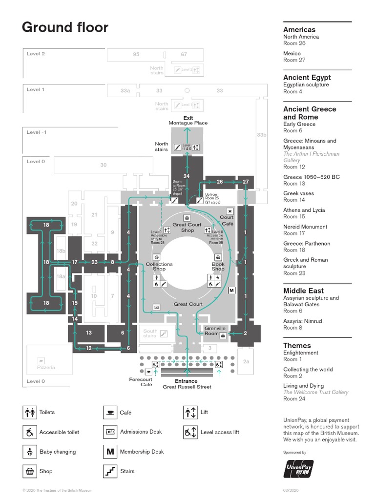 British Museum Map August 2020 | PDF | Greece | Library And Museum