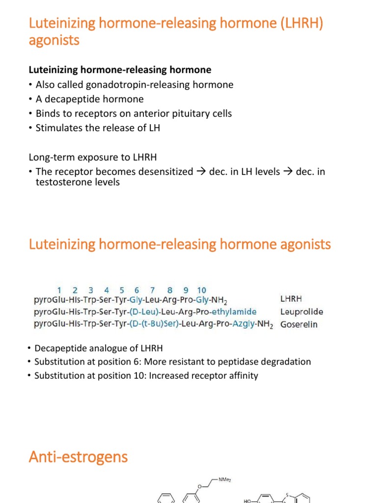 LHRH Agonists To Aromatase Inhibitors | PDF | Luteinizing Hormone ...