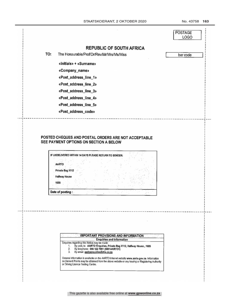Aarto 2 | Download Free PDF | Driver's License | License