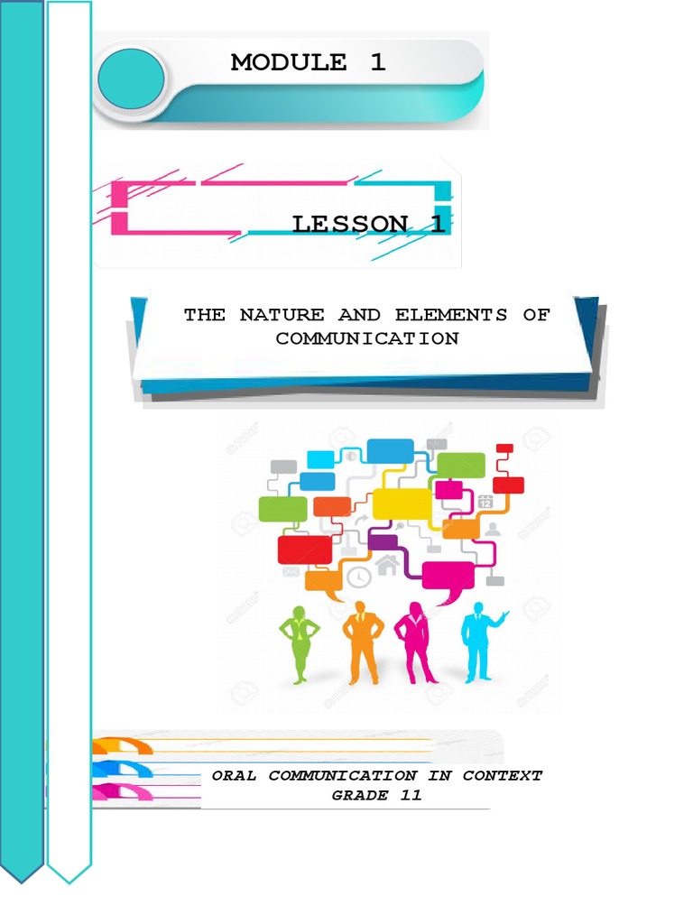 Oral Comm. 11 - Quarter 1 - Module 1 - Week 1 | PDF | Communication ...