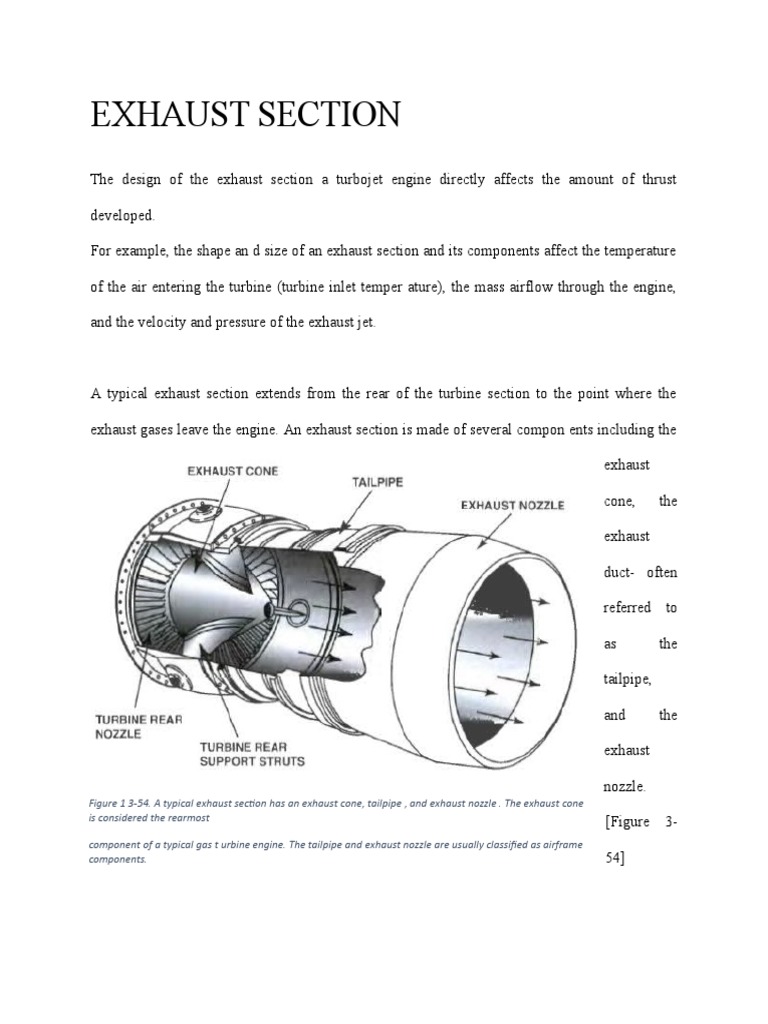 Exhaust Section | PDF | Jet Engine | Spaceflight Technologies