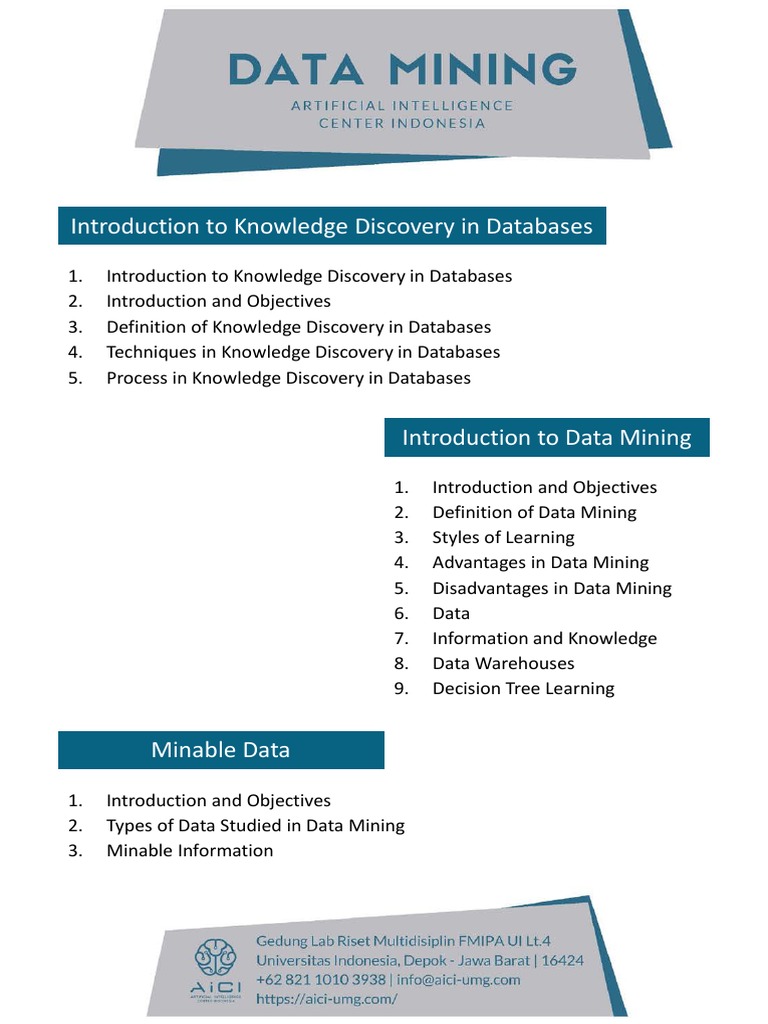 Introduction To Knowledge Discovery in Databases | PDF