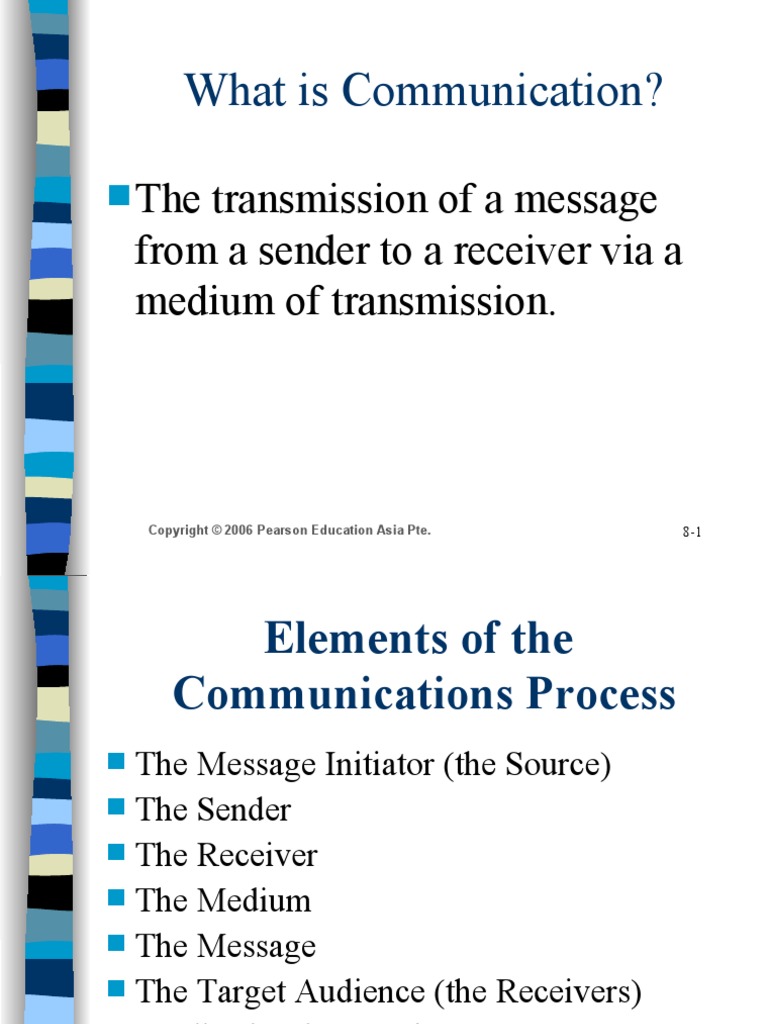 What Is Communication?: The Transmission of A Message From A Sender To ...