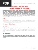 Css Gsa Notes: (General Science Portion) | PDF | Rain | Atmosphere Of Earth