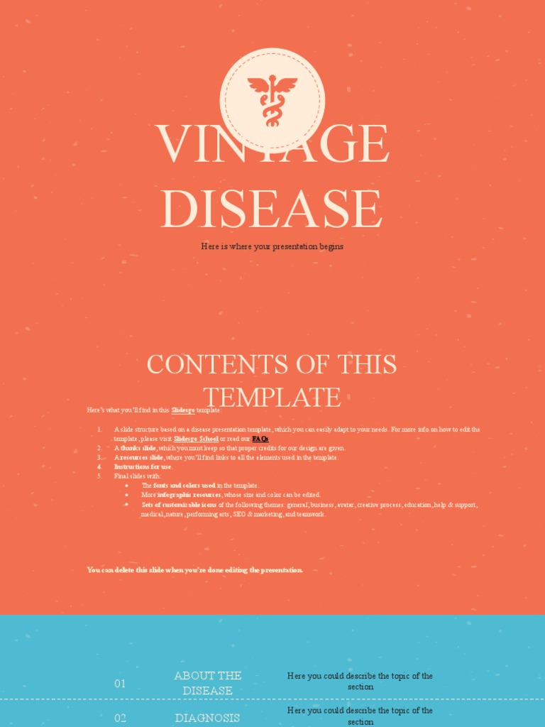 Vintage Disease by Slidesgo | PDF | Science & Mathematics