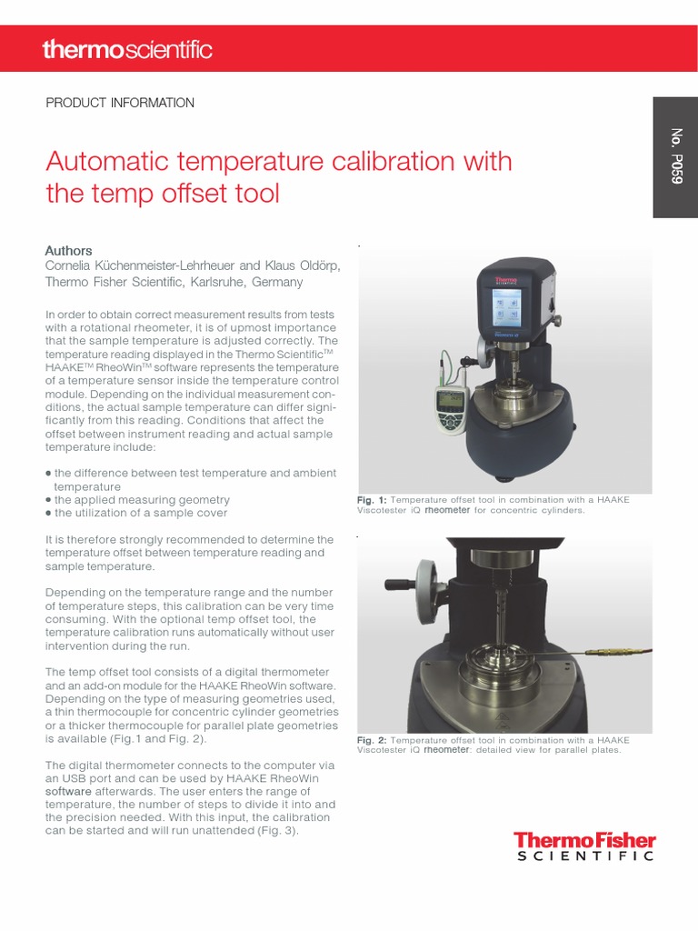 Automatic Temperature Calibration Temp Offset Tool P059 | PDF | Thermometer | Calibration