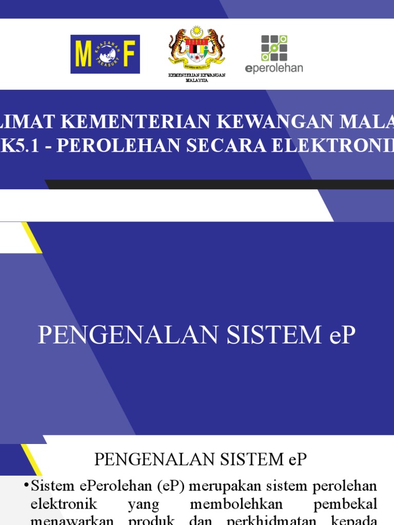 Pengenalan Sistem Eperolehan | PDF