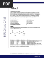 Brij - Fatty Alcohol Ethoxylates | PDF | Emulsion | Chemical Substances