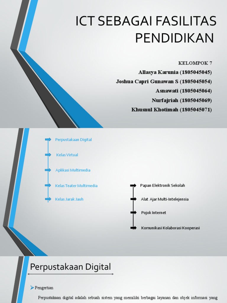 Ict Sebagai Fasilitas Pendidikan | PDF