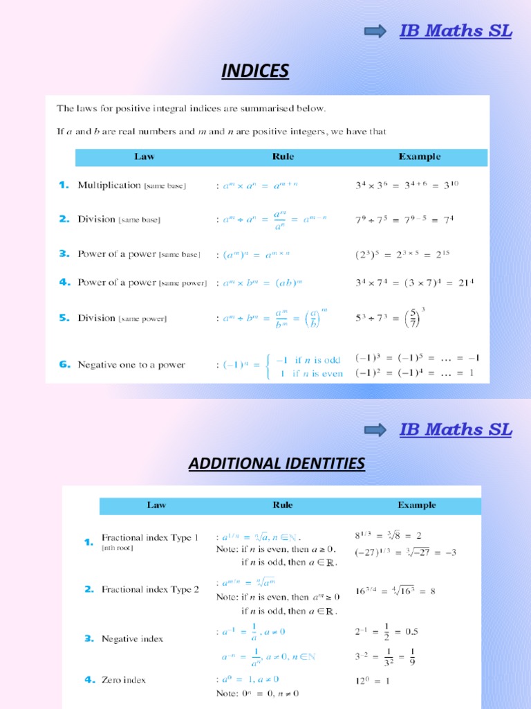 IB Exp & Logarithms | PDF