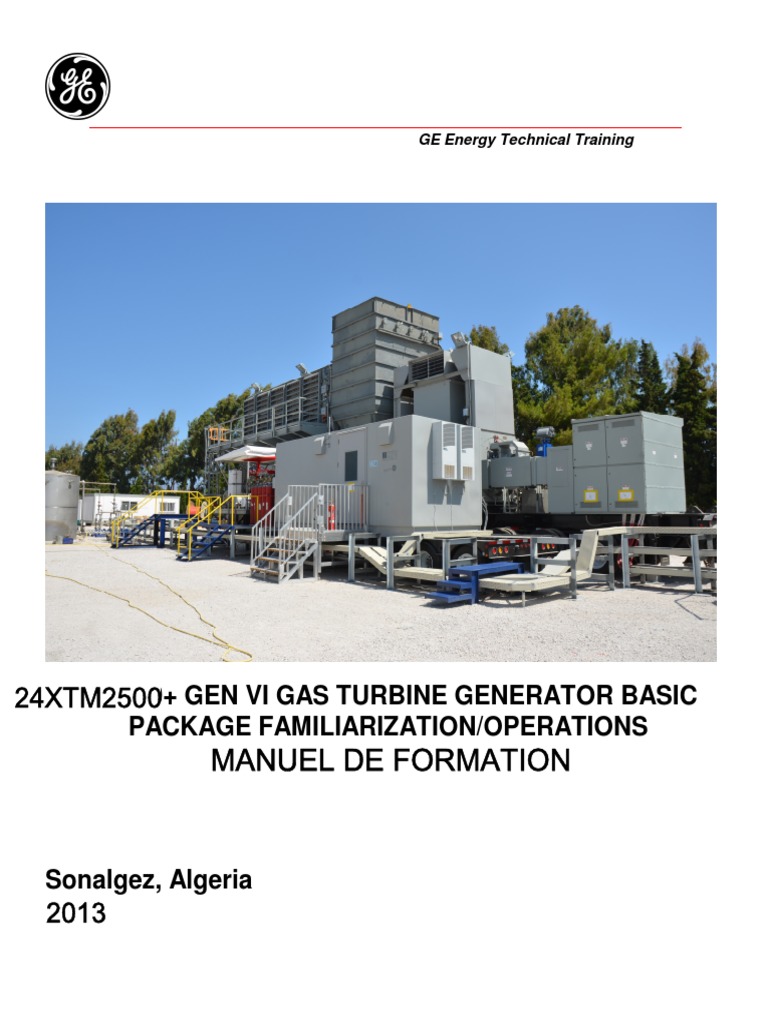 Manuel de Formation: Tm2500+ Gen Vi Gas Turbine Generator Basic Package ...