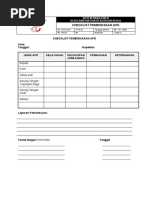 4 Checklist Inspeksi APD | PDF