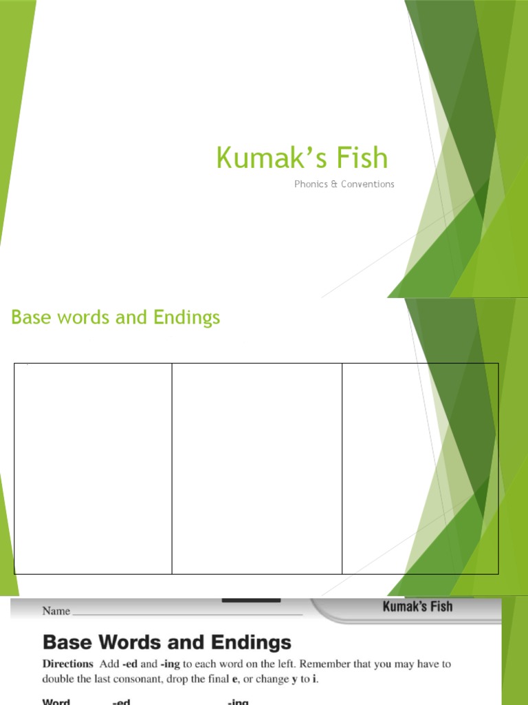 Kumak's Fish (Phonics & Conventions | PDF | Language Arts & Discipline