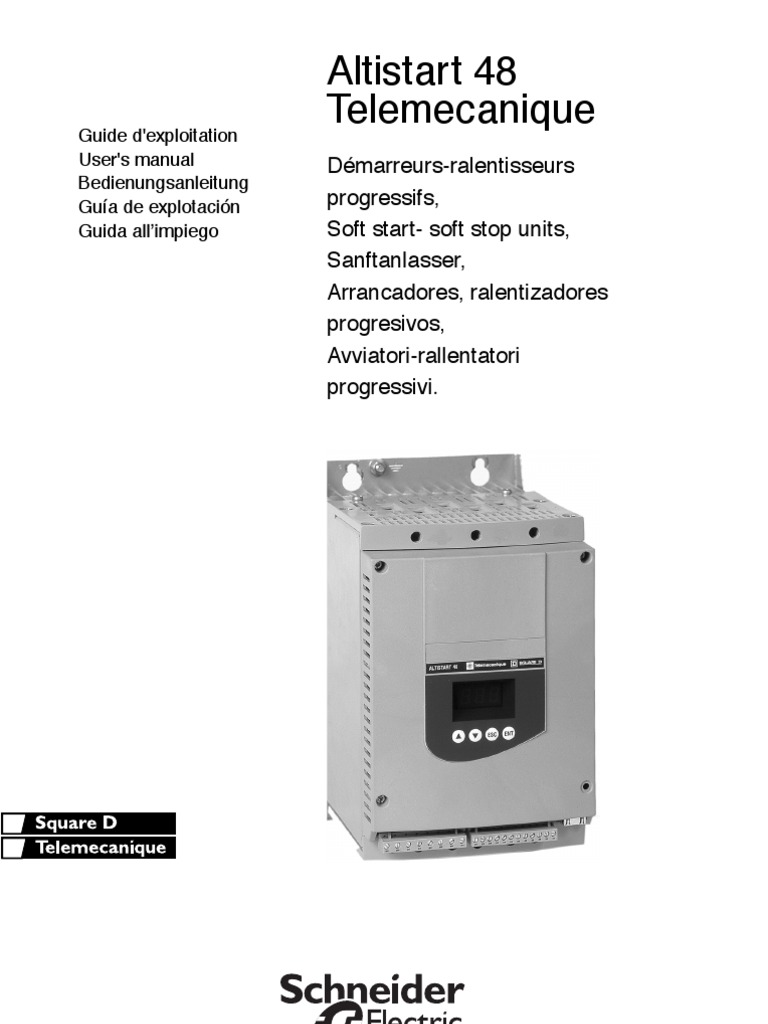 Altistart 48 User Manual Guide | PDF | Relay | Celsius