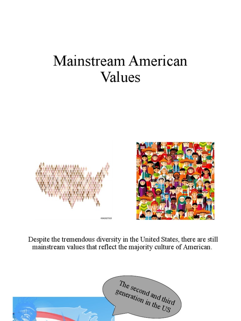 Mainstream American Values | PDF | Politics | Social Science