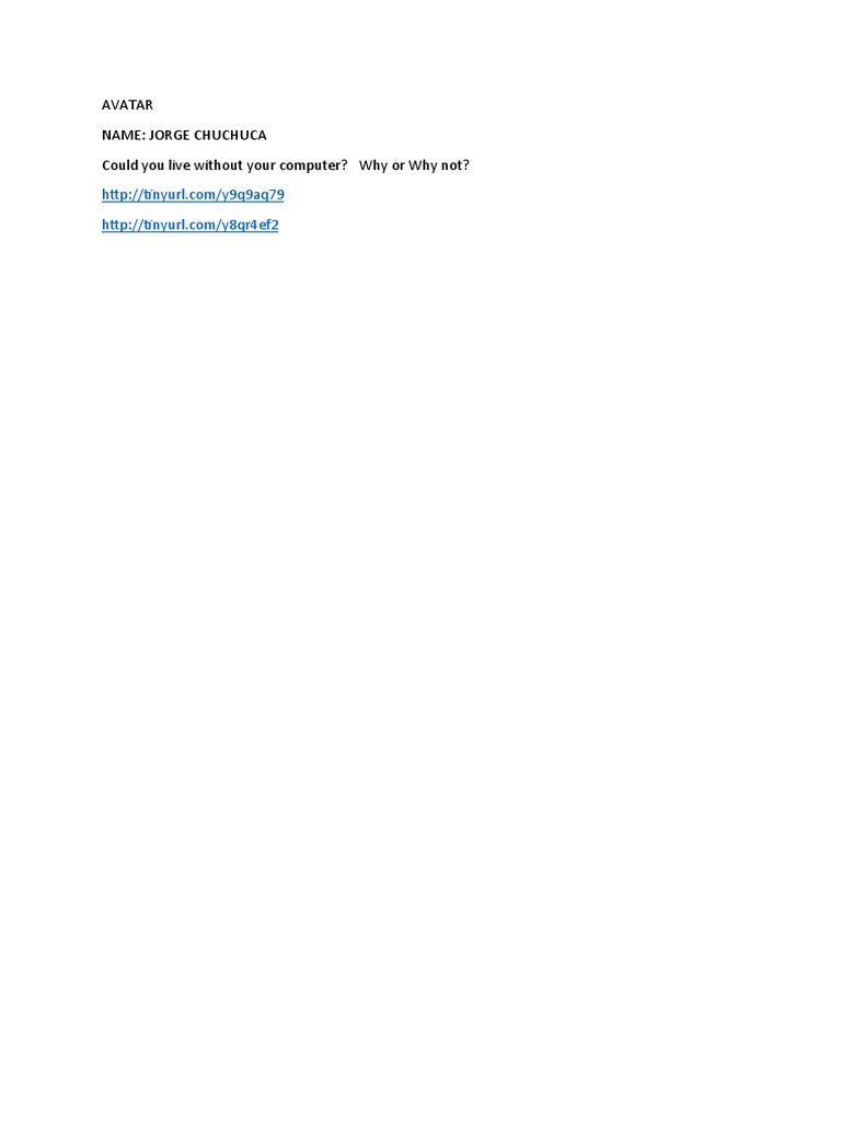 Avatar Jorge Chuchuca | PDF