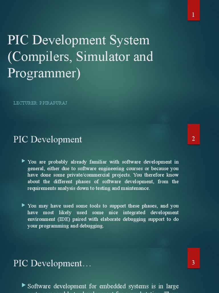 PIC Development System (Compilers, Simulator and | PDF | Microcontroller | Compiler