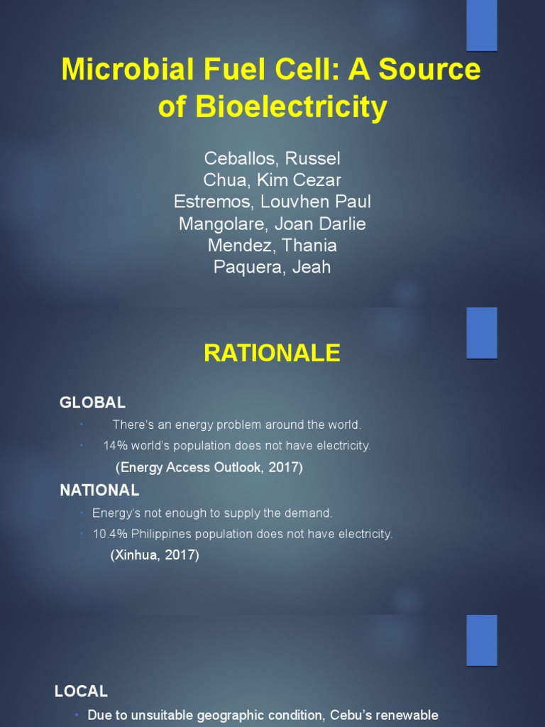 Microbial Fuel Cell: A Source of Bioelectricity | PDF | Fuel Cell ...
