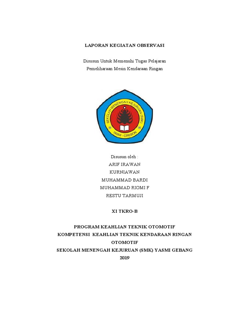 LAPORAN KEGIATAN OBSERVASI TKR B | PDF