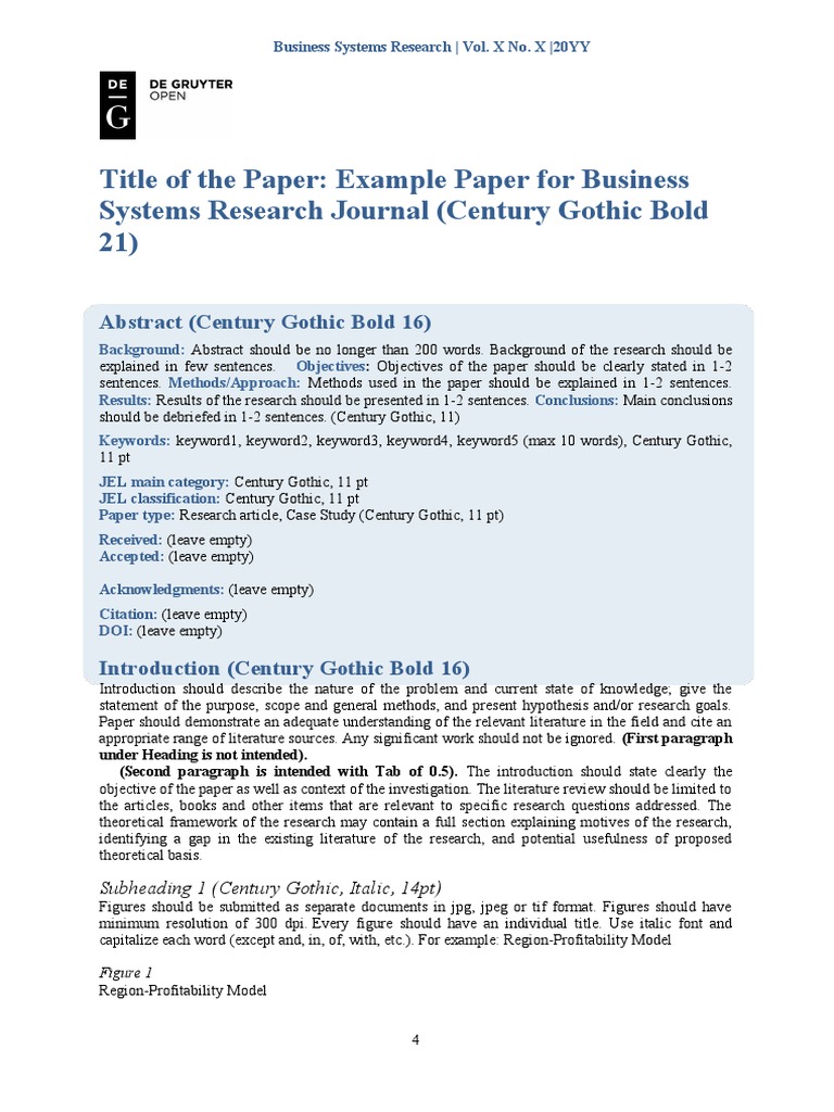 BSR Paper Template | PDF | Citation | Educational Technology