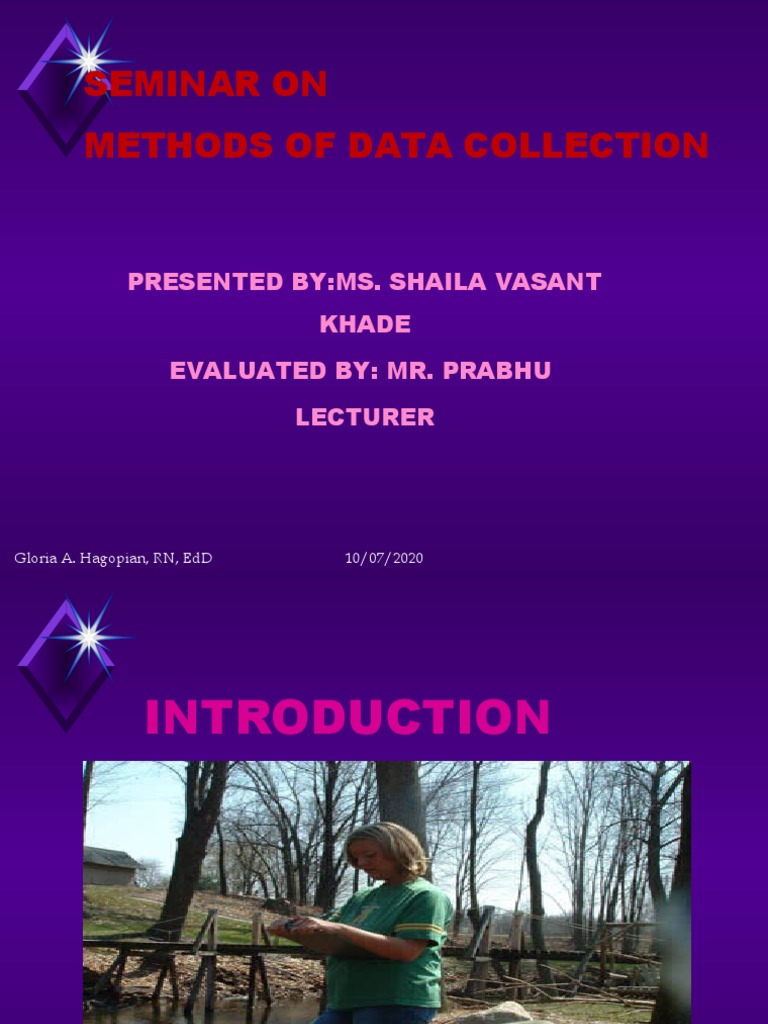 Seminar On Methods of Data Collection | PDF | Experiment | Survey ...