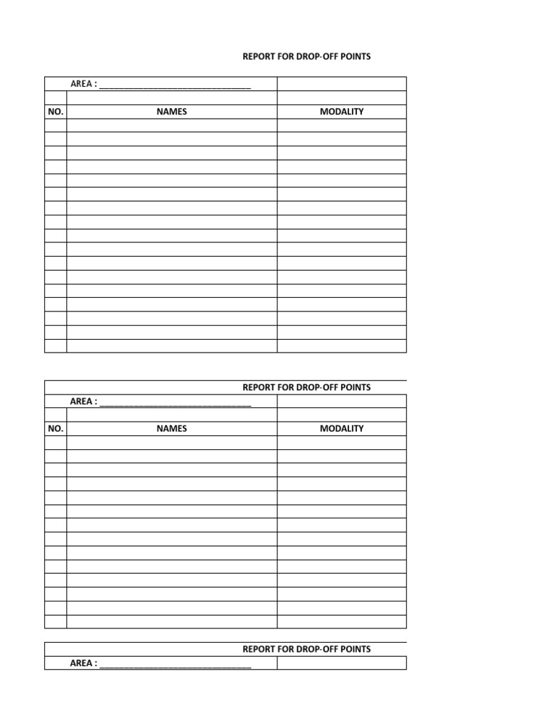 Coron Drop Off | PDF