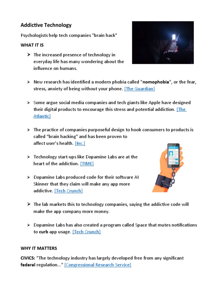 Addictive Technology: What It Is | Download Free PDF | Social Media ...
