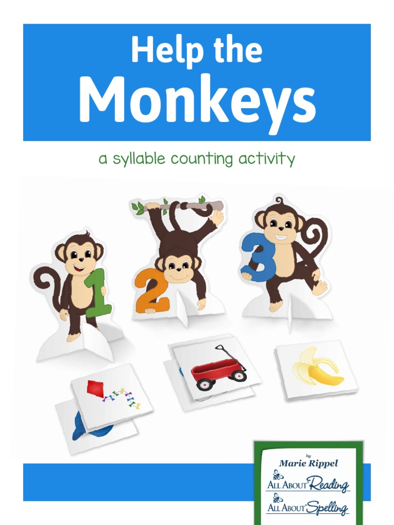 Help The Monkeys Counting Syllables Game | PDF | Education Theory ...