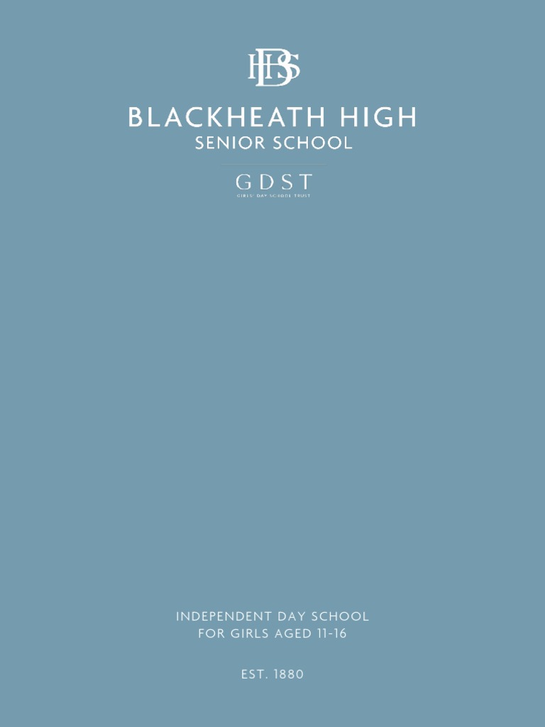 Blackheath High School Senior Prospectus 2020 3 | PDF | Schools | Curriculum