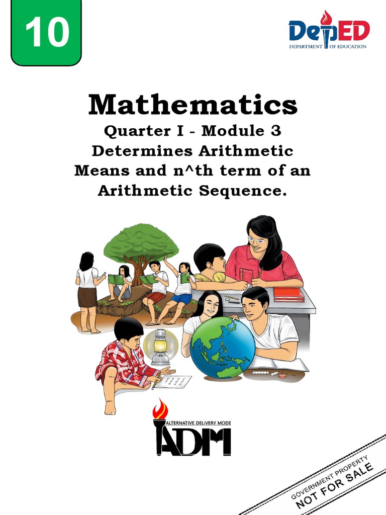 MATH 10 - M3 - Arithmetic Sequence PDF | PDF | Mean | Learning