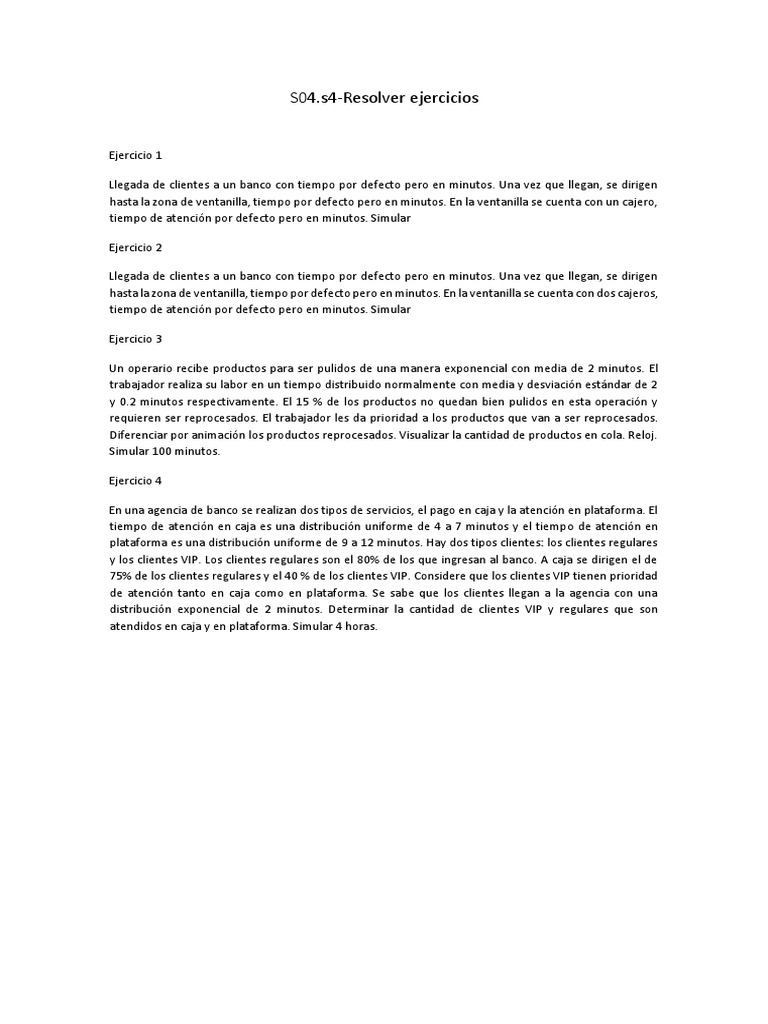S04.s4-Resolver Ejercicios (2) - 1 PDF | PDF