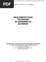 Regles Parasismiques Algeriennes Rpa99 Version 2003 PDF | PDF | Béton armé | Génie parasismique