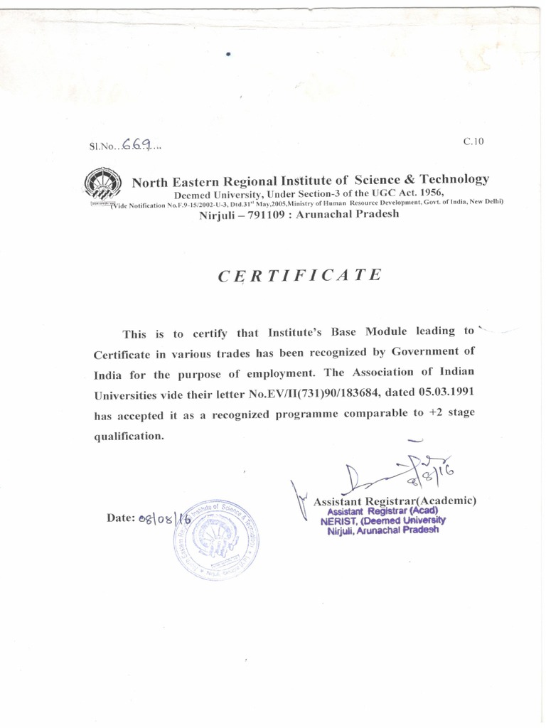 10+2 Equivalent Certificate PDF | PDF