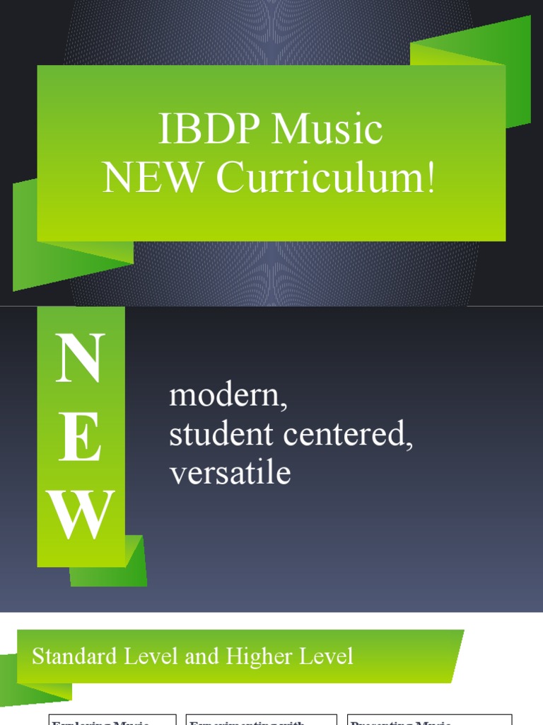 IBDP Music Curriculum Update | PDF | Learning | Cognition