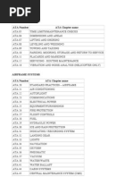 ATA 100 Chapters PDF | PDF | Aerospace Engineering | Manufactured Goods