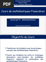 Cours Complet Math Financière | PDF | Prêts | Obligation (Finance)