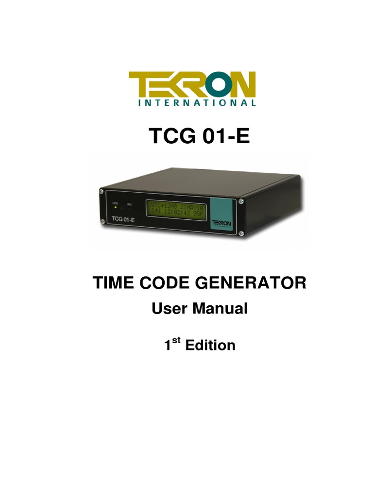 TEKRON TCG 01-E - Manual | PDF | Electrical Connector | Global ...