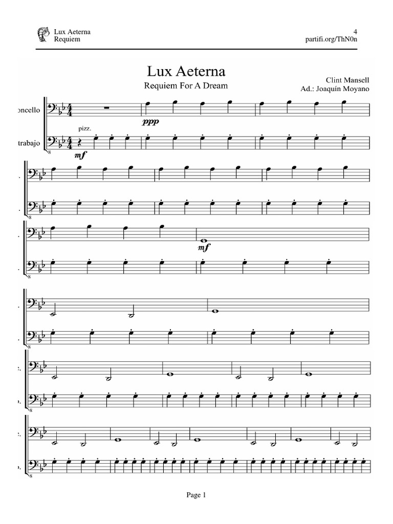 Lux Aeterna Requiem Overview | PDF | Social Science | Art
