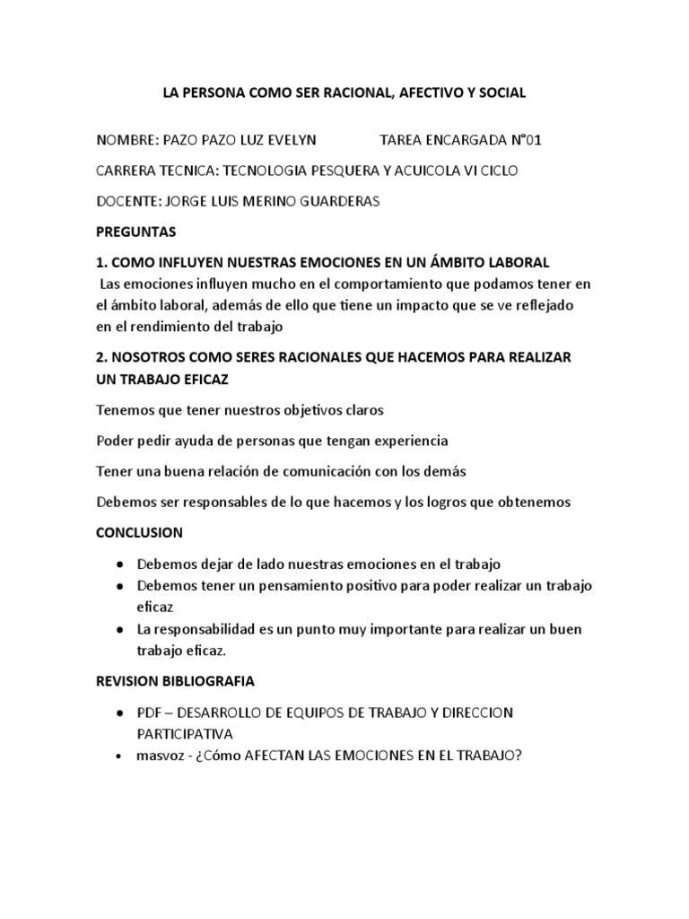 La Persona Como Ser Racional | PDF